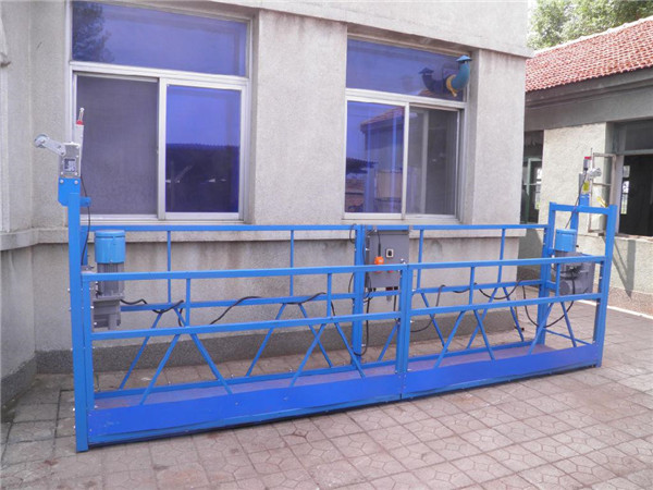 A single person suspended platform/Gondola Working Platform to clean ...